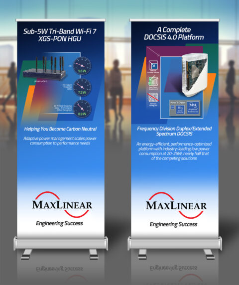 MaxLinear Roll Up Banners | Ken Camozzi
