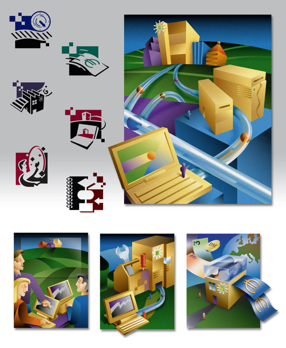 MicroFocus Illustration Series | Ken Camozzi